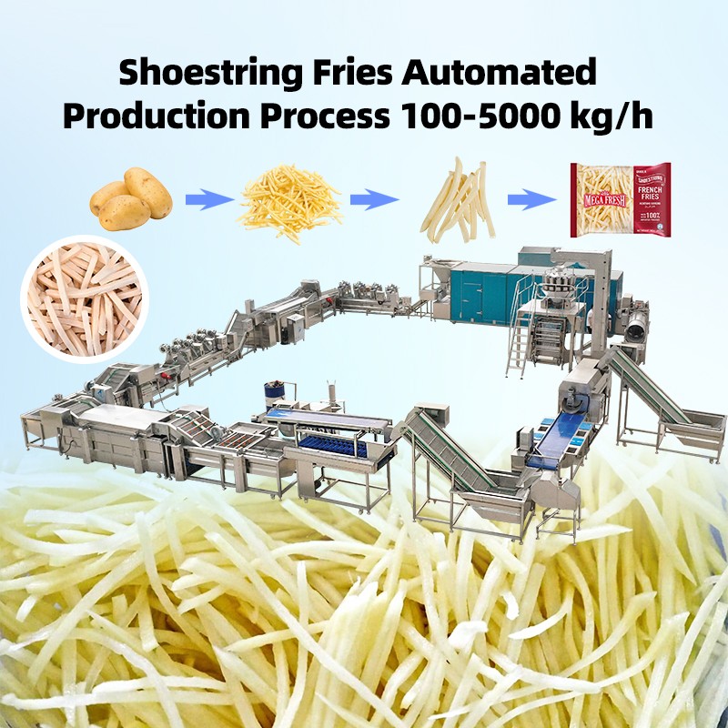Shoestring Fries Fully Automated Production Line | Ultra-Thin Fries ...